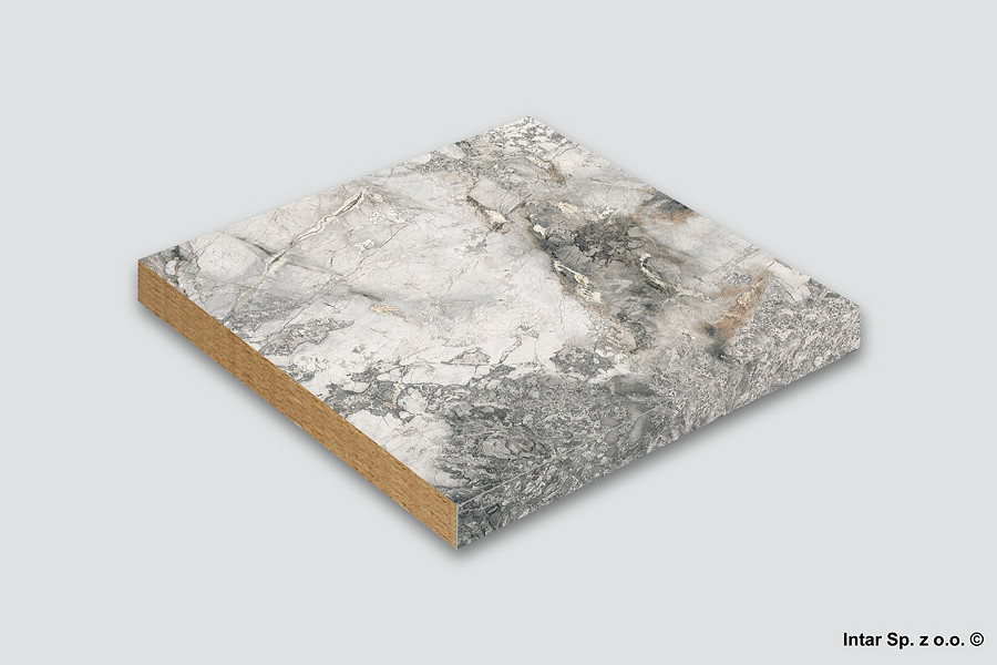 Blat roboczy Square Edge, K552 SU, Biały Marmur Lodowy, 38x1200x4100 ...