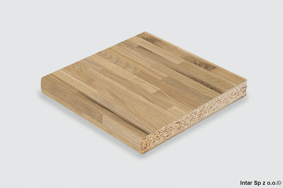 Blat roboczy postforming, K091 FP, Dąb Porterhouse Jasny, 38x600x4100 ...