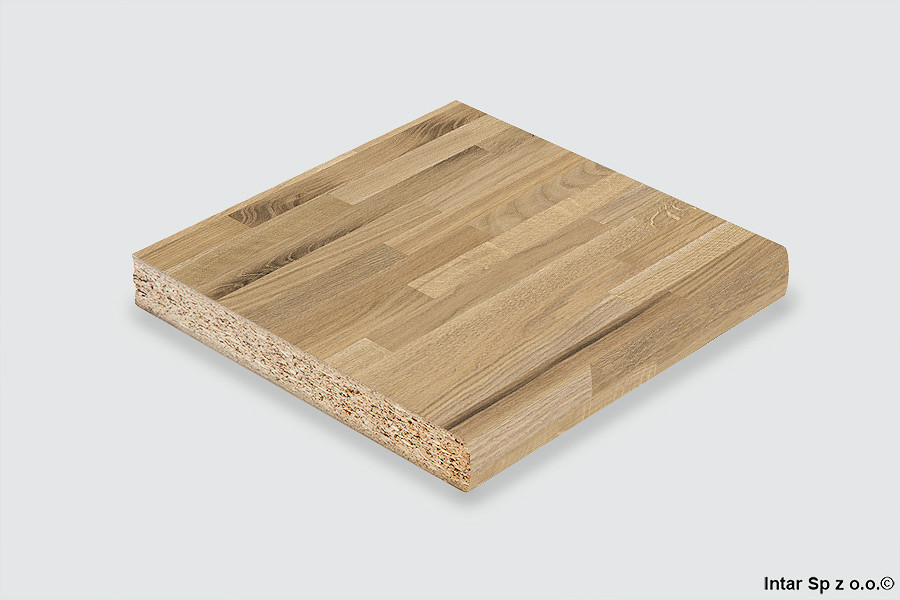 Blat roboczy postforming, K091 FP, Dąb Porterhouse Jasny, 38x600x4100 mm, 1str., KRONOSPAN ...